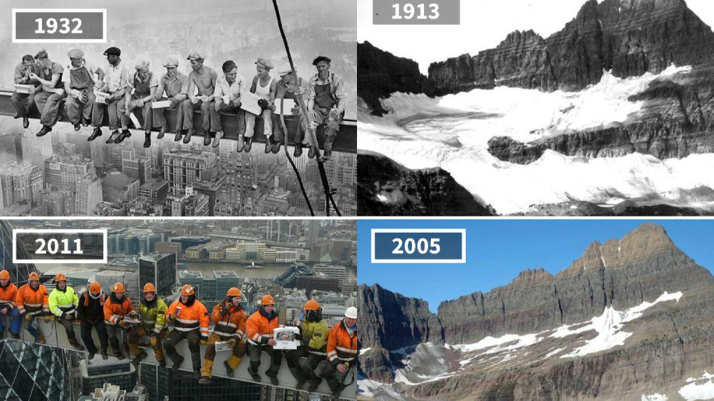 Estas fotos de antes y después te enseñarán cómo ha cambiado el mundo ...