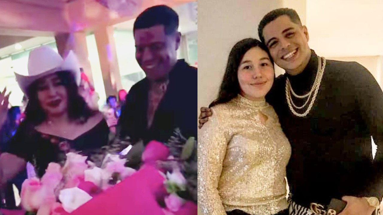 Eduin Caz y el regalo que le dio a su hermana por sus 18 años