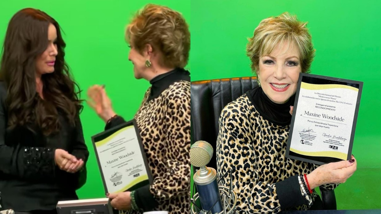 Maxine Woodside recibe reconocimiento por sus 50 años de trayectoria